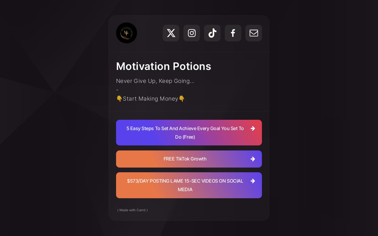 Motivation Potions